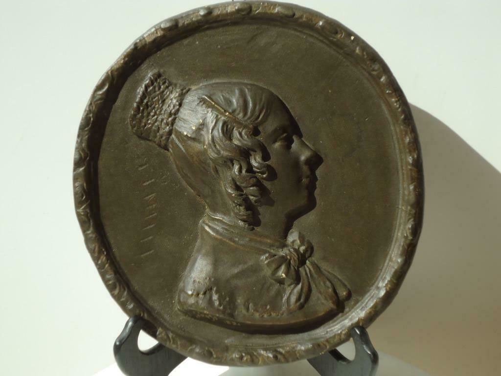 GUILLAUME GEEFS, het profiel van Koningin Louise-Marie - Belgian Sculptures